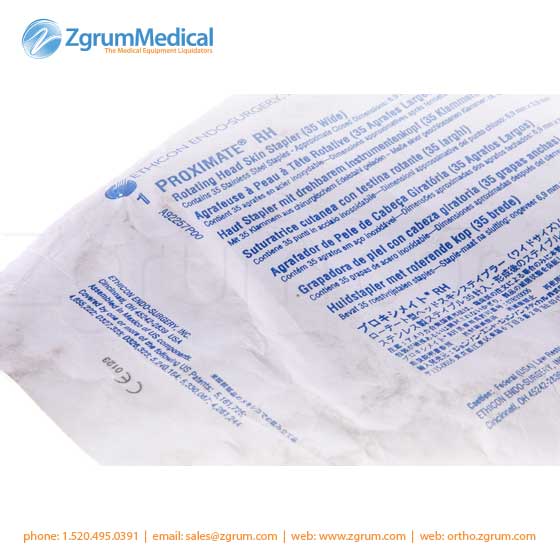 Ethicon 6 Proximate RH Rotating Head Skin Staplers - 35 Wide - PRW35 ...