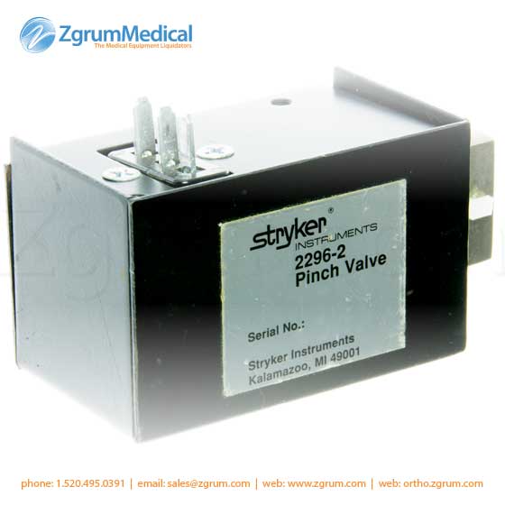 Stryker Command II Pinch Valve - 2296 - 2 - Zgrum Medical