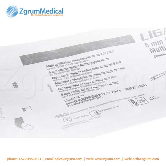 Ethicon Ligamax 5 mm Multiple Clip Applier EL5ML - Each - Zgrum Medical
