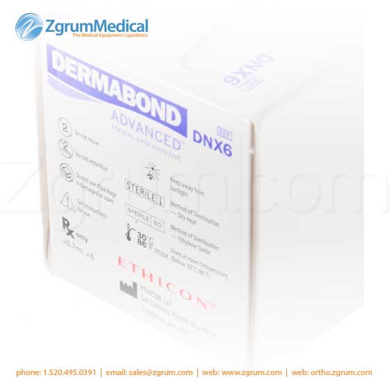 Dermabond Advanced Topical Skin Adhesive DNX6 - Zgrum Medical