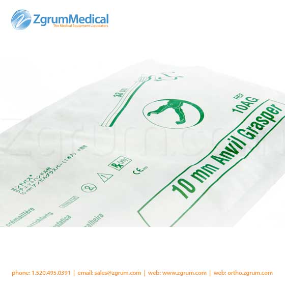 Ethicon 10AG Anvil Grasper with Ratchet Handle 10 mm - Zgrum Medical