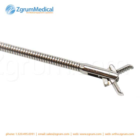 Zgrum 1263 Reusable Alligator Graspers 1650mm - 2.3mm - New - Zgrum Medical