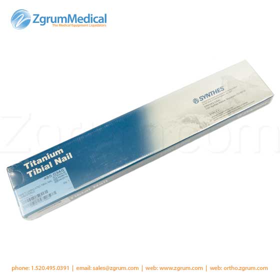 Synthes Solid Tibial Nail 485.034S - Zgrum Medical