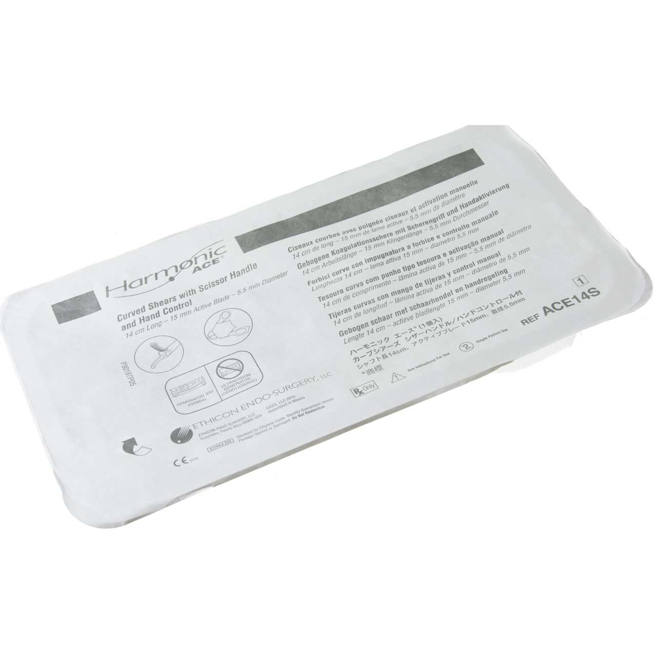 Ethicon Harmonic ACE Curved Shears - ACE14S - Each - Zgrum Medical