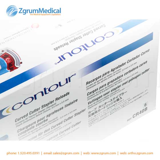 Ethicon CR40B Contour Curved Cutter Stapler Reloads - Zgrum Medical