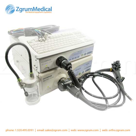 Olympus Evis EXERA I 160 complete system with 140 Pediatric Colonoscope ...