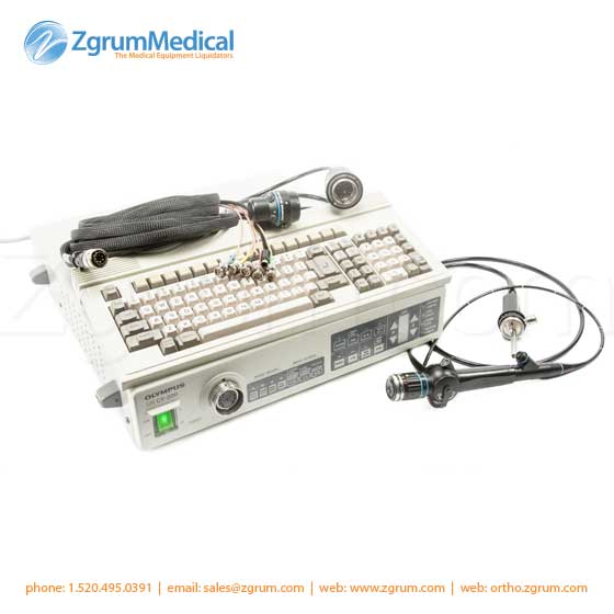 Olympus CV - 200 Processor with OVC - Fiber to Video Converter and ...