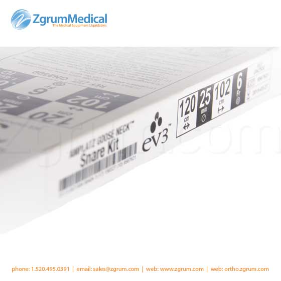 EV3 GN2500 Amplatz GooseNeck Snare Kit 25 mm Loop Snare, 6Fr Snare ...