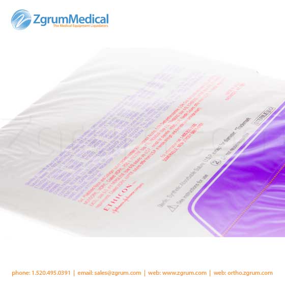 Ethicon J417H Coated VICRYL Suture 2 - 0 Undyed Braided - Zgrum Medical