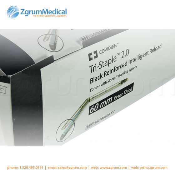 Covidien SIGTRS60AXT Tri-Staple Reinforced Extra Thick 60mm - Zgrum Medical