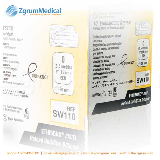 Ethicon 10 Endosuture System Reload Units for Suture Assistant SW110 ...