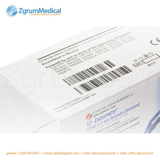 Ethicon TR45B Endopath ETS45 - 3.5 mm Reloads - Zgrum Medical