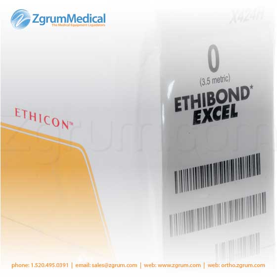 Ethicon 0 Ethibond Suture - X424H - Zgrum Medical