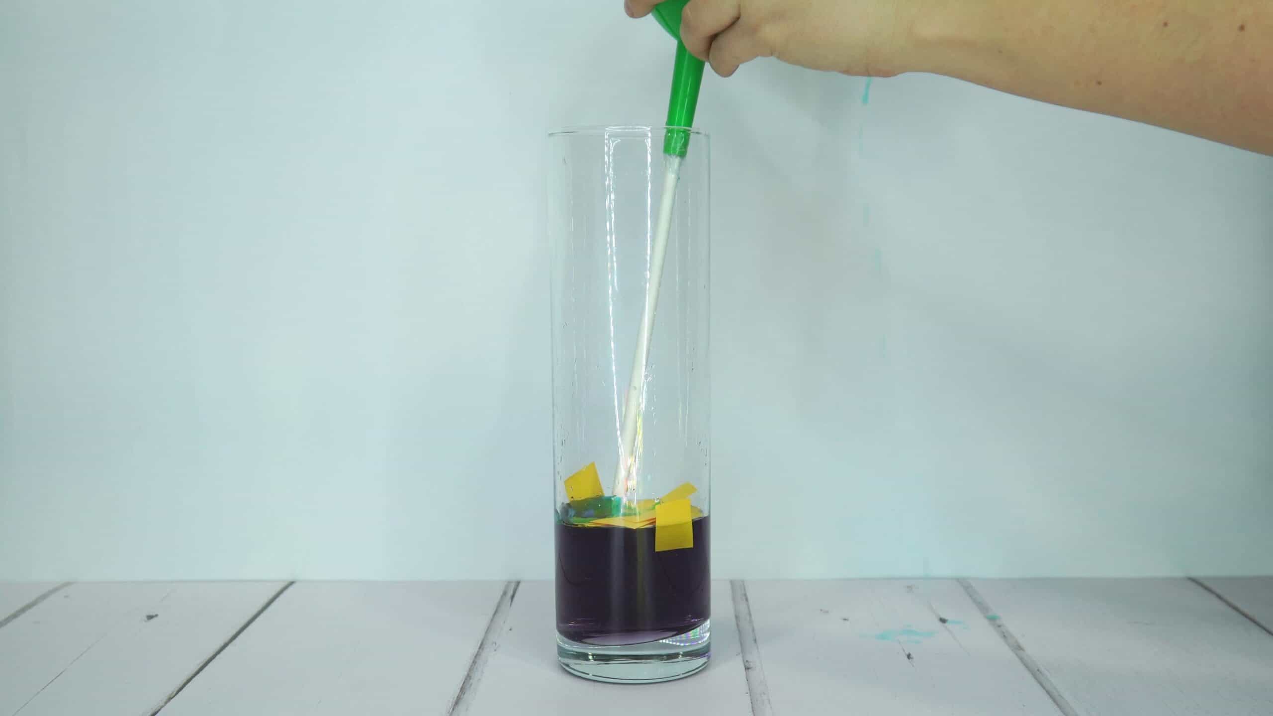 Rainbow Density Tower Experiment for Kids