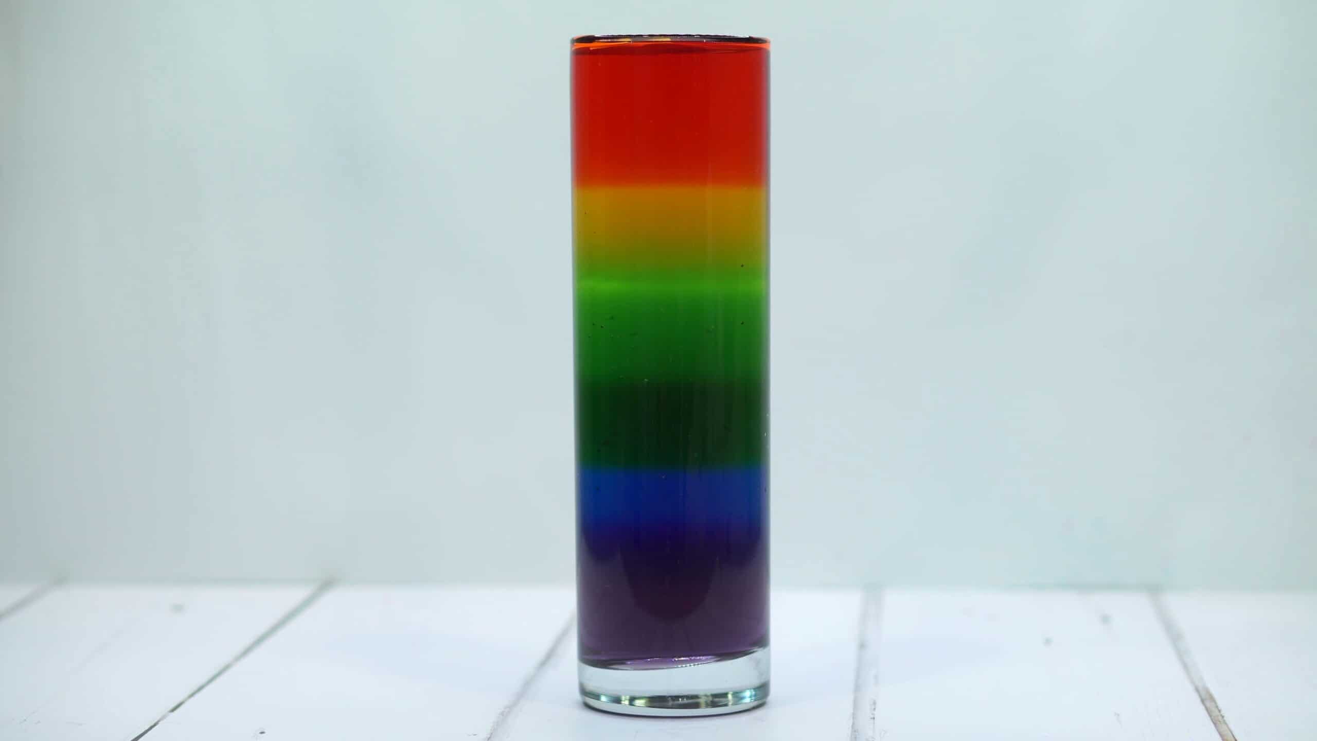 Rainbow Density Tower Experiment for Kids
