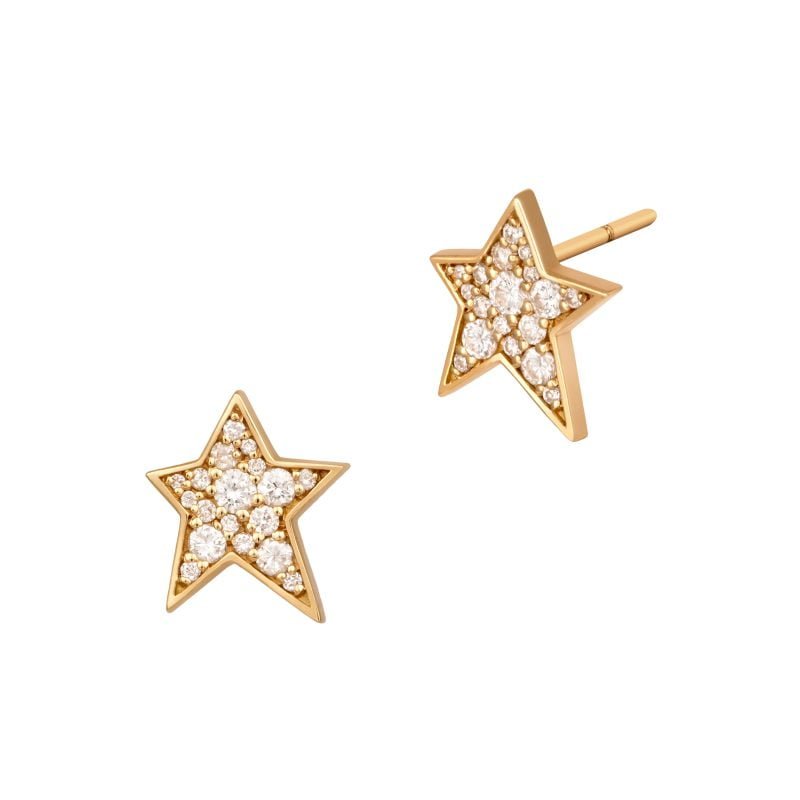 Diamond Star Earrings - Zein Fine Jewelry
