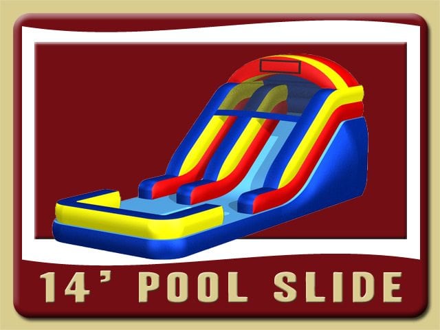 14' Wave Pool Water Slide Inflatable - BOUNCE PARTY RENTALS