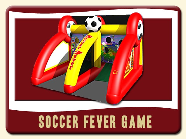 Inflatable Soccer Fever Game - BOUNCE PARTY RENTALS